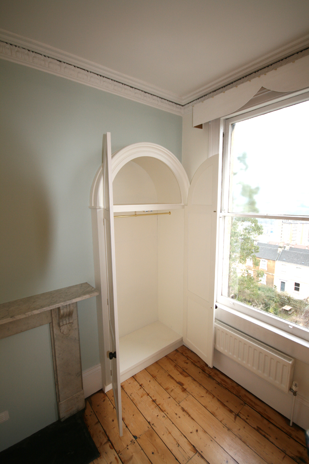 Bespoke Arched Wardrobes purpose built to fit into existing arched ...
