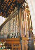 Organ Case. Cabinet work by Robert Armitage